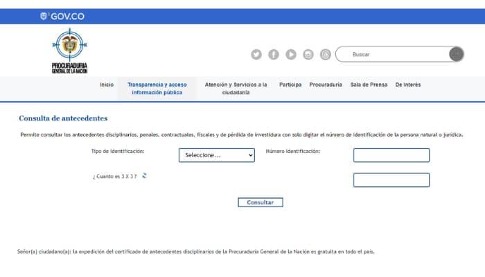 Certificados de Antecedentes Disciplinarios, Penales (Procuraduría) 2023